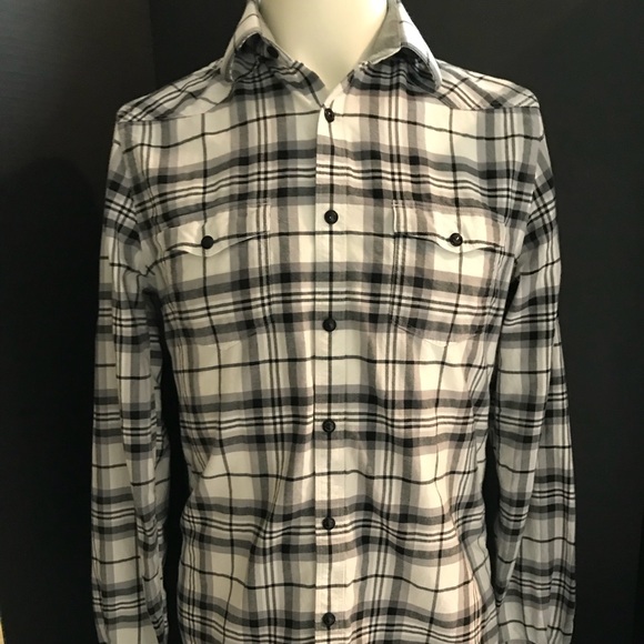 Express | Shirts | Mens Fitted Express Plaid Small Shirt | Poshmark
